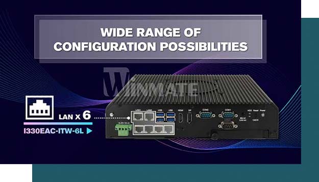 Lüfterlose Embedded-Computer mit bis zu 6 LAN-Ports & erweitertem ...